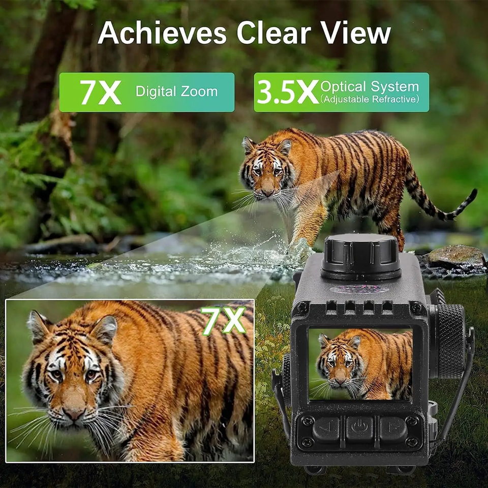 Night Vision Scope MS32 Mount NV Sight Optical 3.5x32 Digital Infrared ...