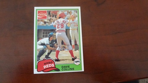1981 TOPPS COCA-COLA #2 DAVE COLLINS BASEBALL CARD | eBay