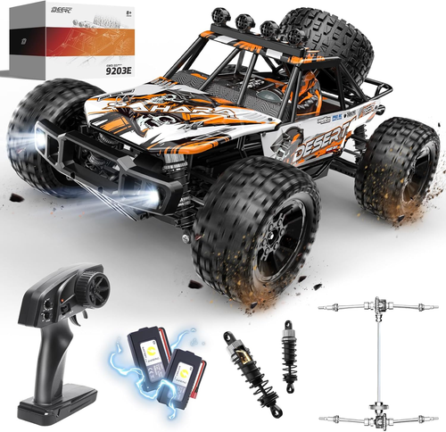 Brushless RC Cars for Adults Fast + Mph, RC Trucks 4X4 Offroad ...
