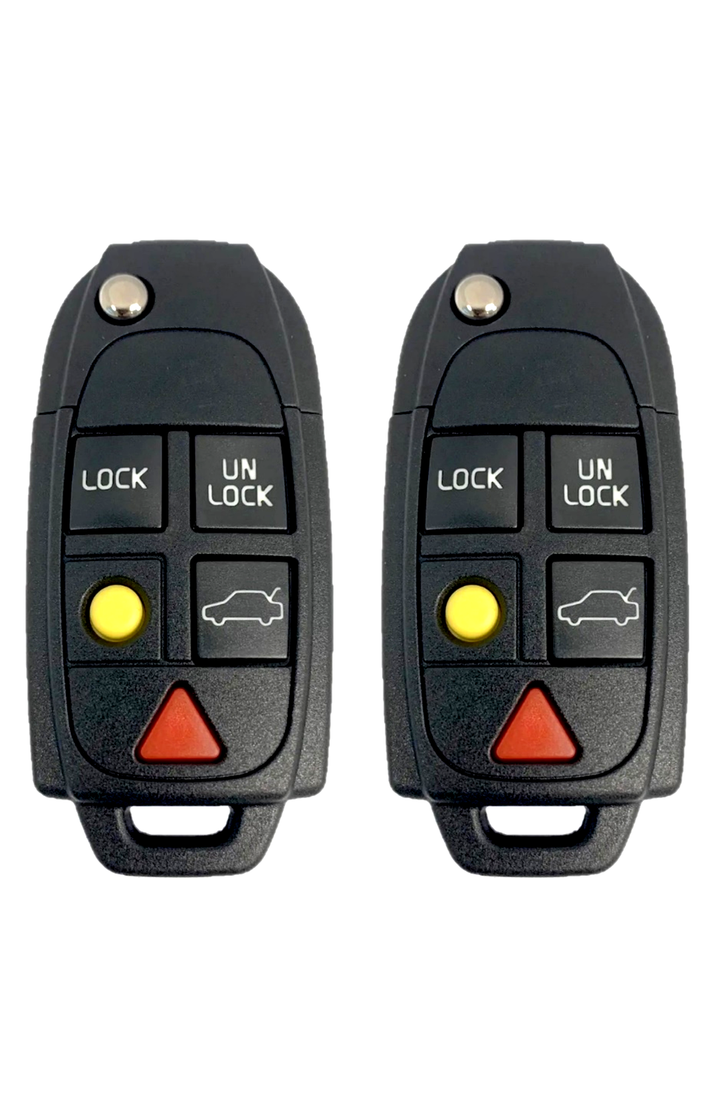 2 OEM Electronics Keyless Remote Fobs UNCUT 5B Flip Keys VOLVO LQNP2T ...