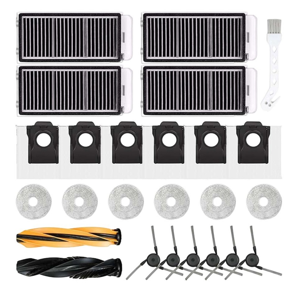 Replacement Parts Set for Dreame For X50 Pro Main Side Brush and Mop ...