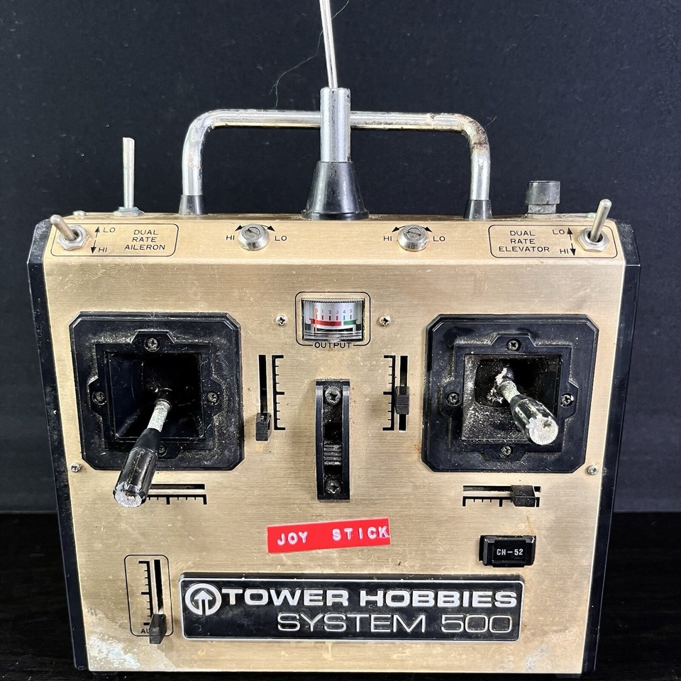 Vintage Tower Hobbies System 500 Remote Control Transmitter | eBay