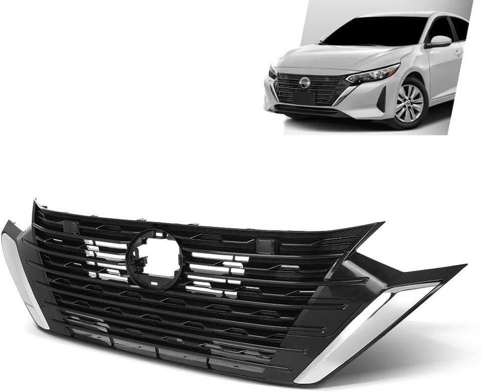Front Bumper Upper Grille fits for 2024-2025 Nissan Sentra S SV 62310 ...