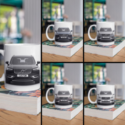 Personalised Volvo XC90 Recharge Core Mug Gift - Choose Colour - FAST ...