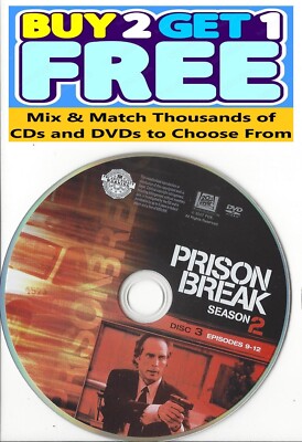 Prison Break (DVD) Second Season 2 Disc 3 Replacement Disc U.S. Issue ...