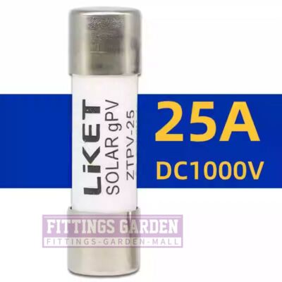 10PCS NEW FOR Liket ZTPV-25 Fuse Solar PV 10*38mm DC1000V 25A | eBay