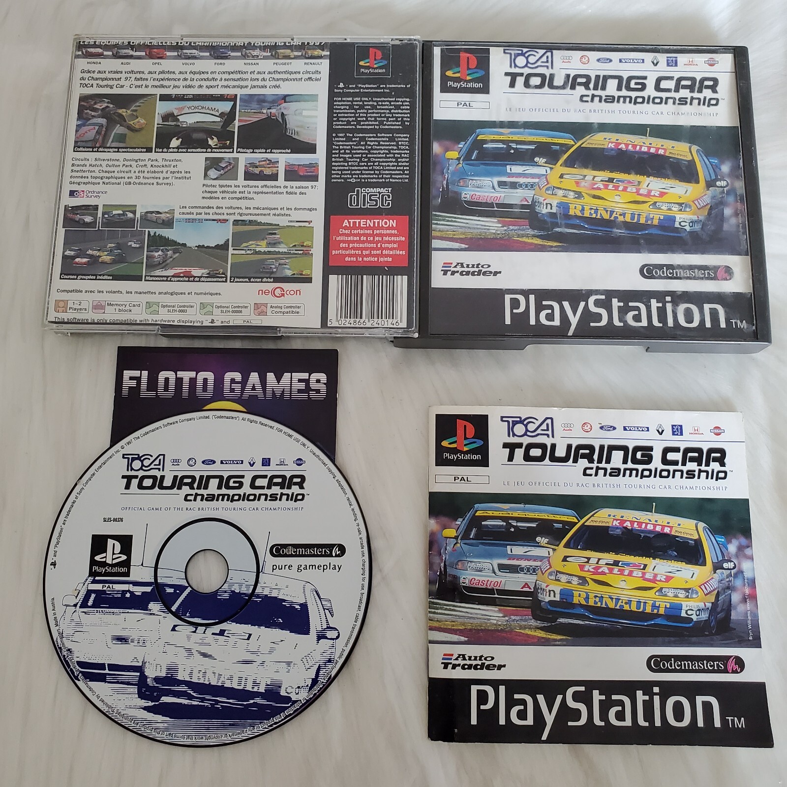 TOCA Touring Car Championship Playstation - Prix - Photo - Présentation