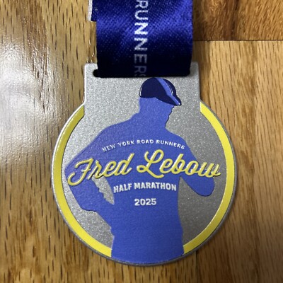 Fred Lebow Half Marathon NYRR Medal 2025 | eBay