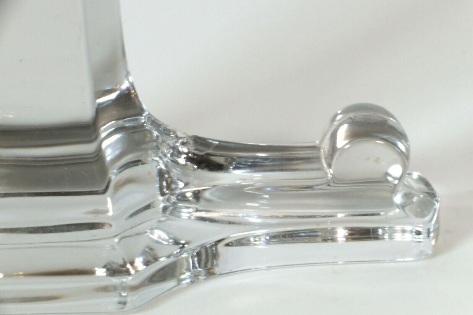 Large Antique/Vintage Glass Shelf Riser Pedestal Stand General Store ...