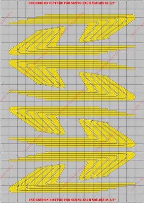 STR1015HT Racing Stripes Vinyl High Temp Paint Mask Kit | eBay