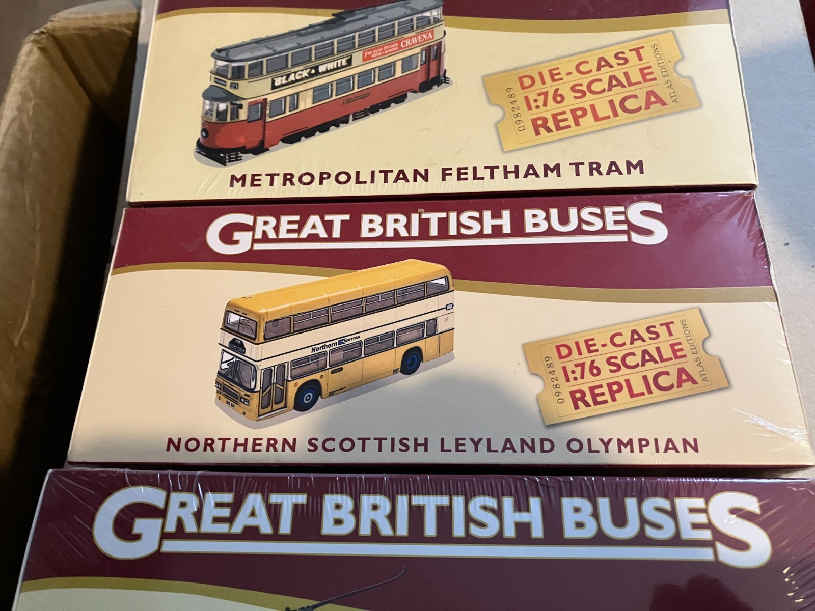 3 Great British Buses By Atlas MINT AND SEALED | eBay UK