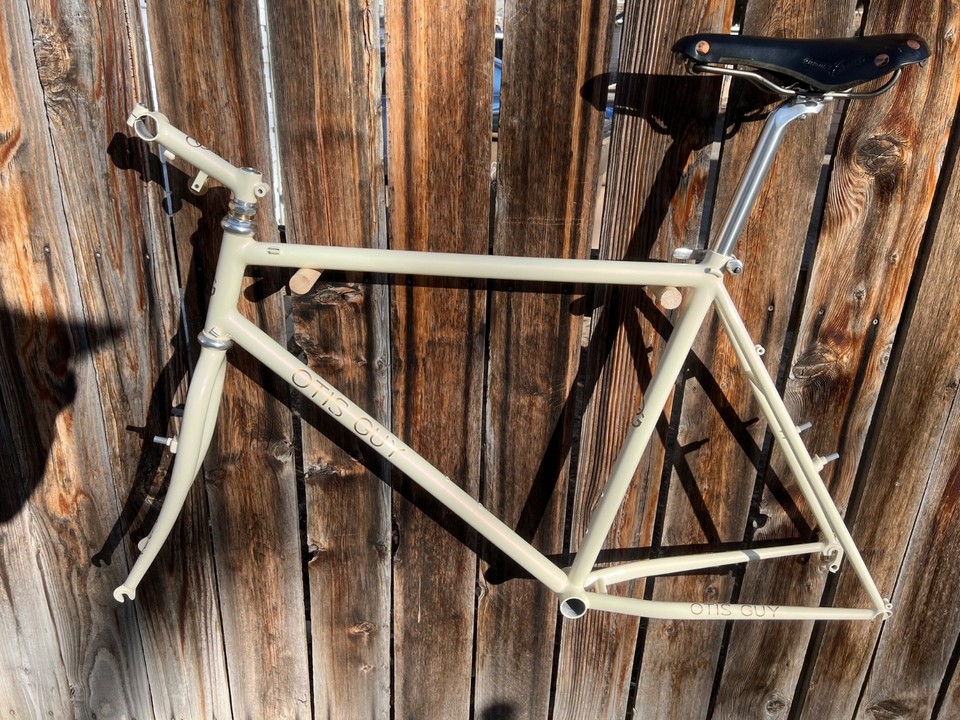 Otis Guy Vintage MTB Frame size 21" fillet brazed frame-fork-stem new ...