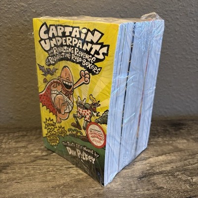 Captain Underpants 10 Books Collection Box Set by Dav Pilkey Paperback ...