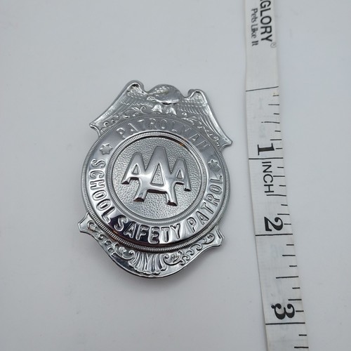 School Safety Patrol Service Badge AAA Metal Crossing Guard Pin | eBay
