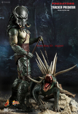 Hot Toys Mms147 1/6 Predator S Elephant Face Predator + Predator Dog In ...