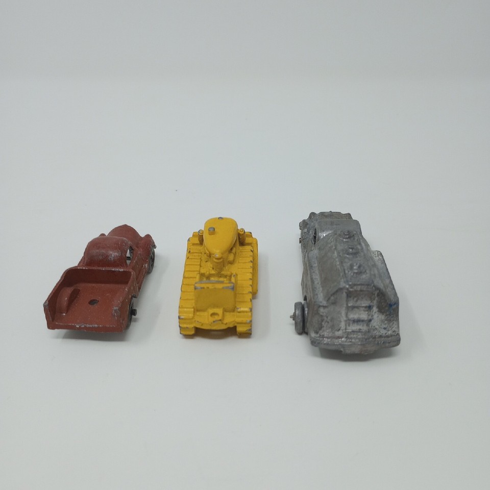 Lot Of 3 HO Dyna Models Tanker Truck, Pickup Truck, & Heavy Bull Dozer ...