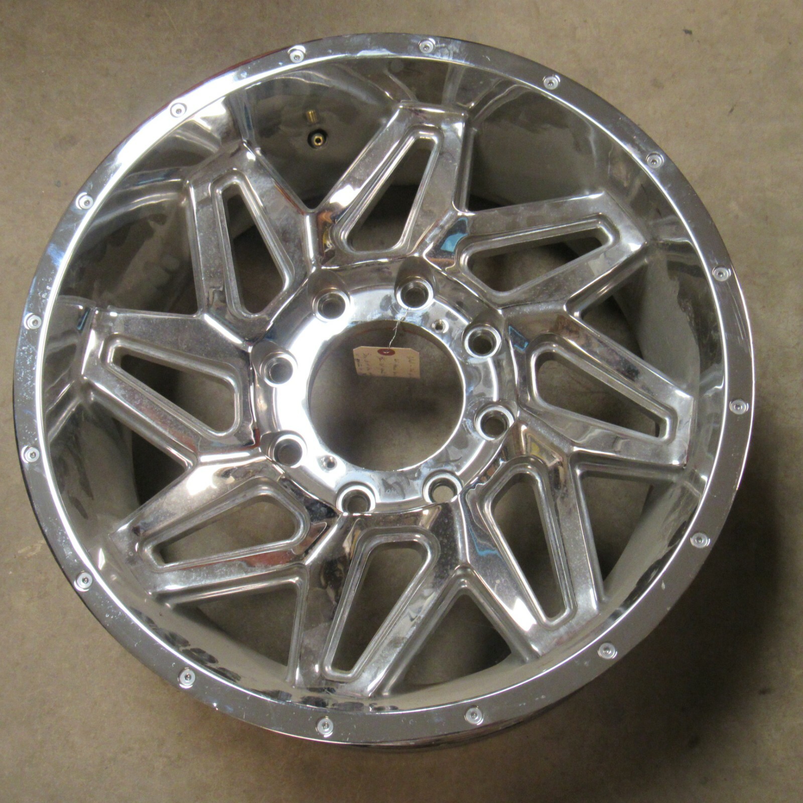 Vision-SR 20" 8 Lug Chrome Alum Truck Wheel 20X9J ET12 w/8X7" 8X180mm ...