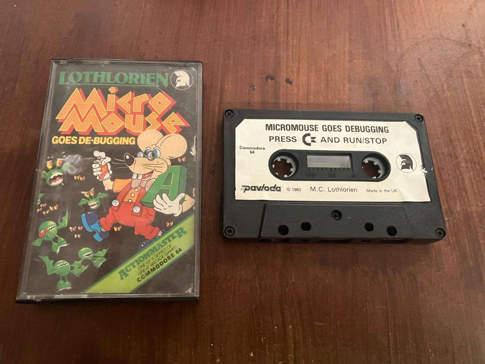 Commodore 64 C64/128 Game * Micro Mouse Goes De-Bugging * Lothlorien ...