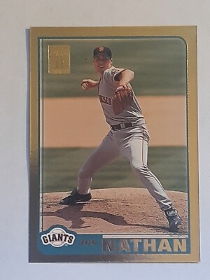 2001 Topps Baseball Gold Border/Parallel Joe Nathan #'d/2001 | eBay
