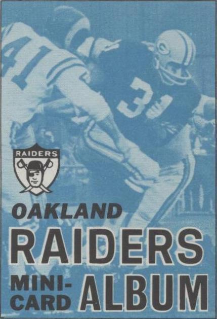 1969 Topps Mini-Cards Stamp Albums - Oakland Raiders #25 for sale ...