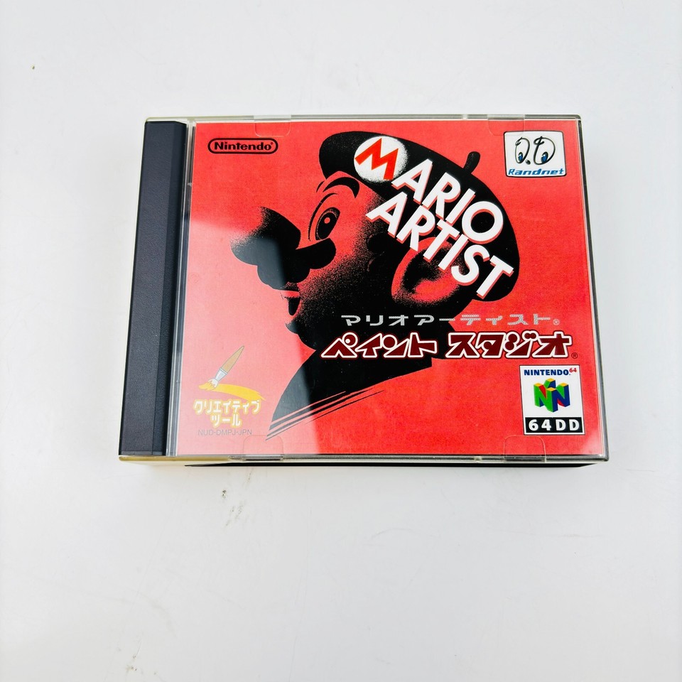 Nintendo Mario Artist Paint Studio Mouse Set 64DD N64 Disk Drive W/box ...