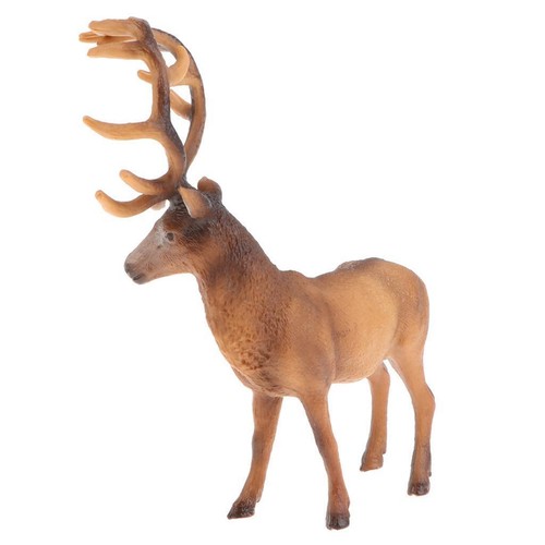 4\\\\\\\\\\\\\\\" Plastic Elk Deer Simulation Animal Model Figure | eBay