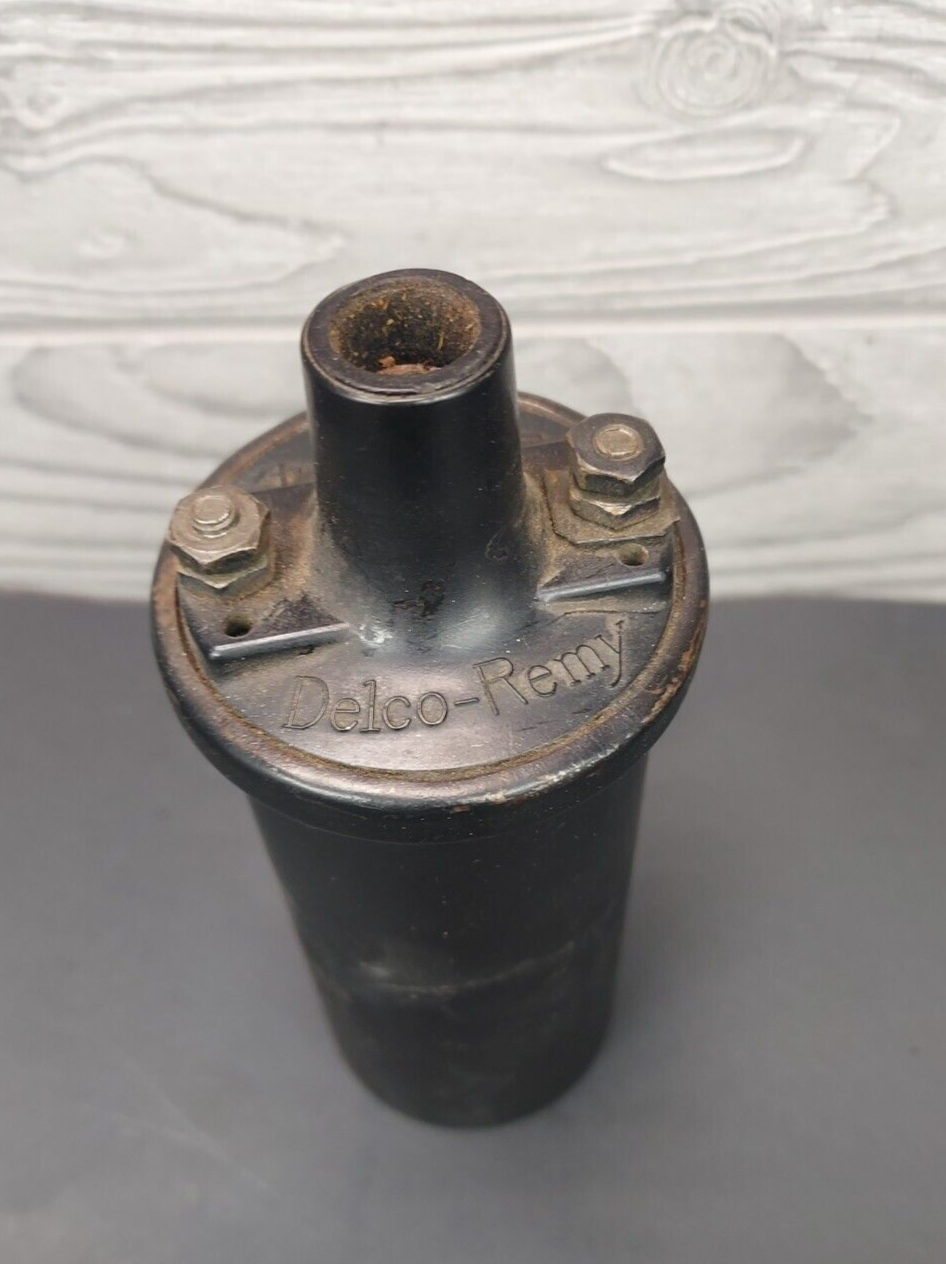 Rare! GM Coil Bracket With Delco Remy 1115380 Ignition Coil 1953 1954 ...
