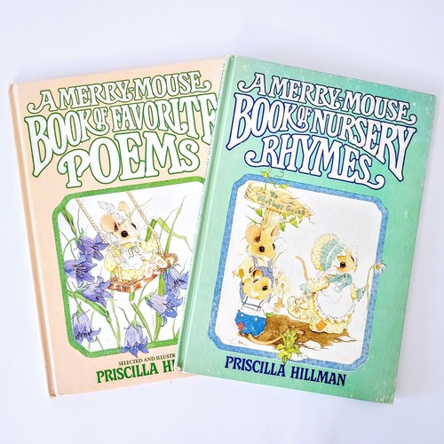 A Merry Mouse Book of Favorite Poems & Nursery Rhymes 2 Vtg Childrens ...