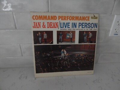 Jan & Dean: Command Performance Live In Person 12" 33 RPM LP | eBay