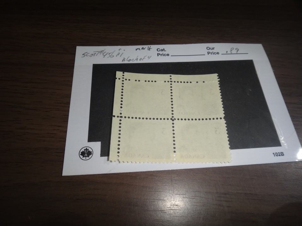 canada scott #456ii mint never hinged 1 corner block | eBay