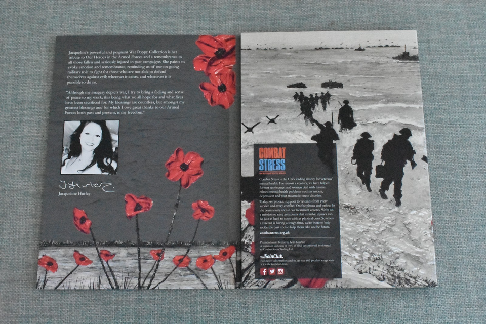 War Poppy Collection Case EMPTY by Jacqueline Hurley "Combat Stress ...