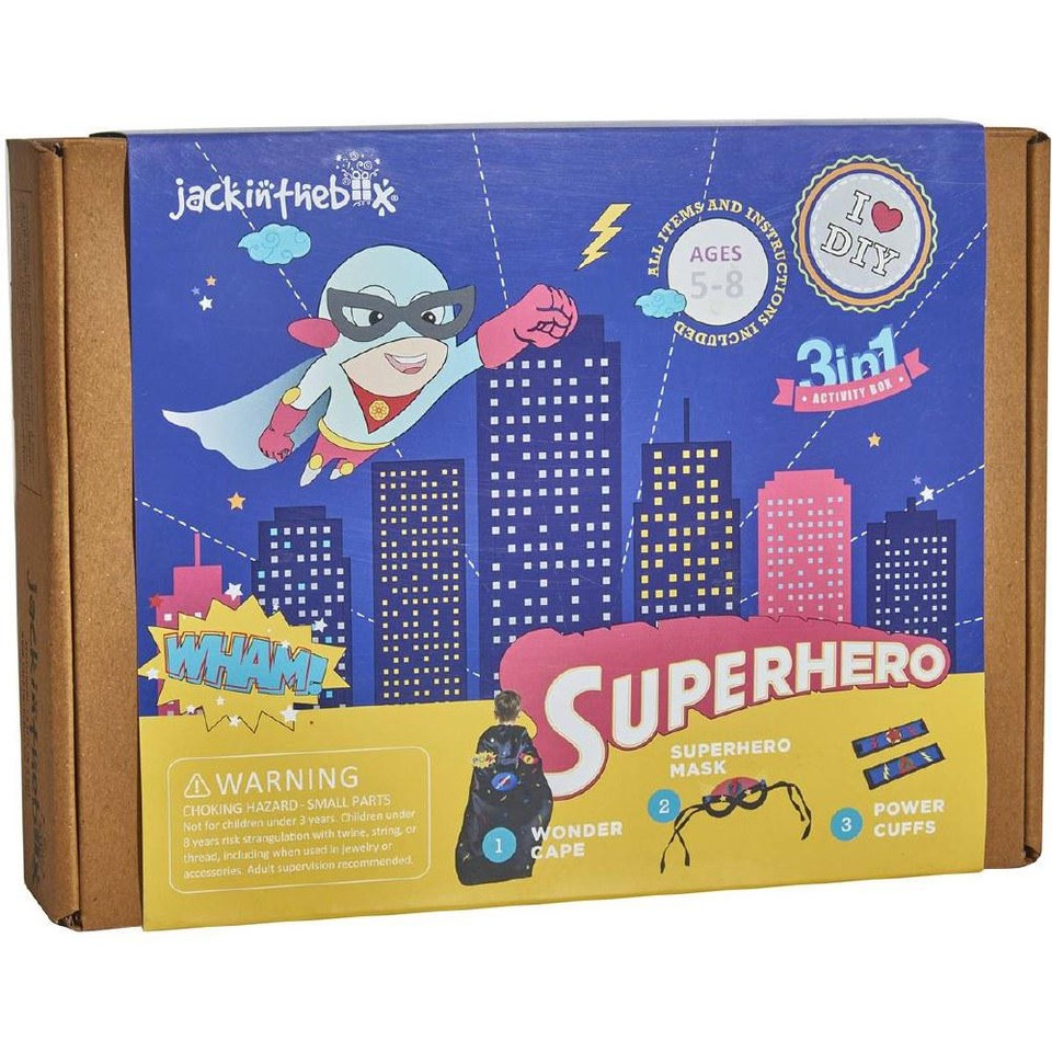 3-in-1 Craft Box Superhero - JackInTheBox | eBay