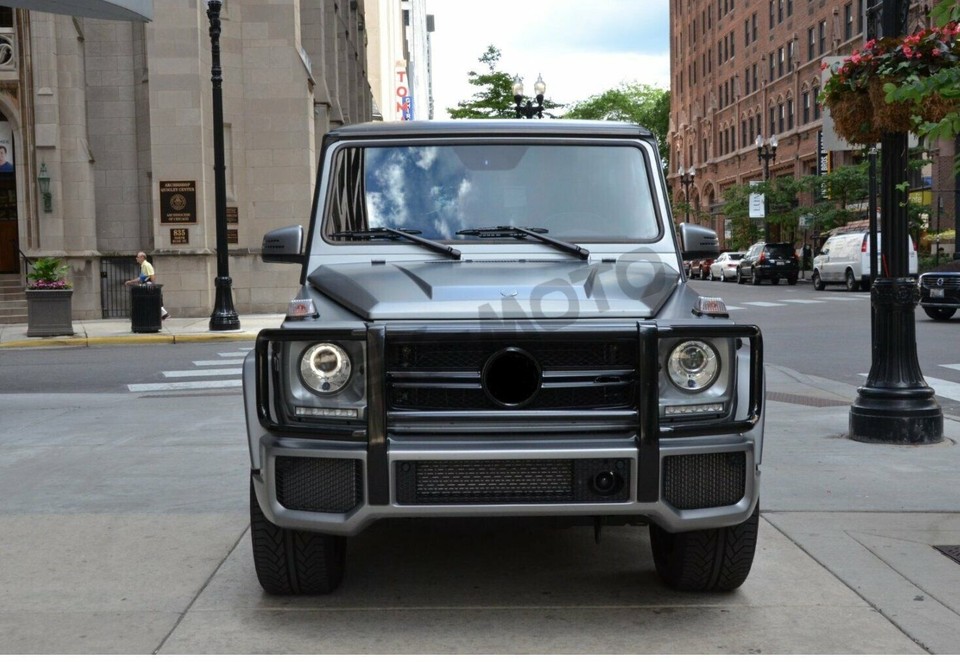 Aftermarket Black AMG Style Front Bumper Grille Brush Guard For G63 ...