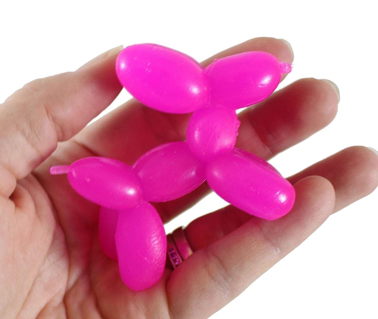 4 STRECHY BALLOON DOG - Party Favor Stretch Rubber Chid Toy - Assorted ...