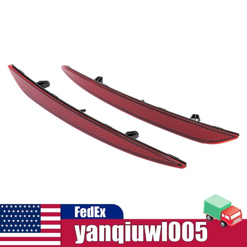 Fits For 2017-2023 Tesla Model 3 Tail Rear Bumper Reflector Left+Right ...