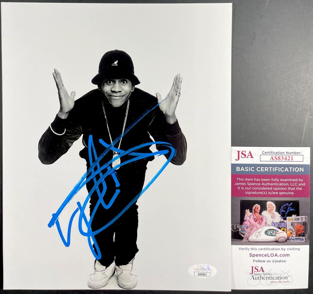 LL Cool J Signed B&W 8x10 Photo D Autograph Hip Hop Rap Artist JSA COA ...
