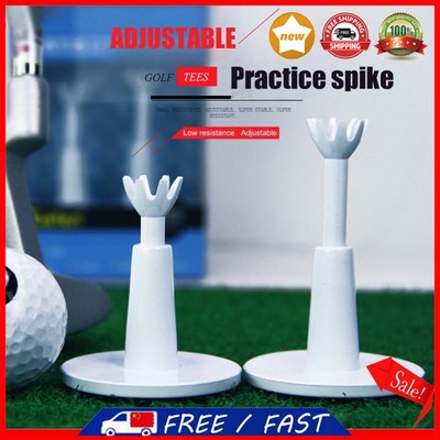2Pcs Adjustable Golf Tees Golf Accessories Rubber Golf Tees Golf Tees ...