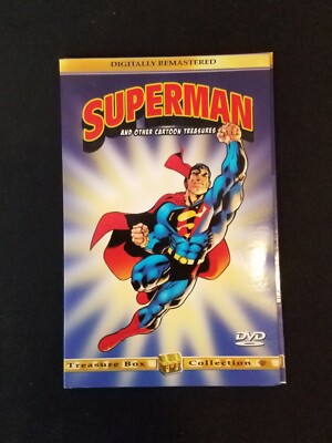 "SUPERMAN" Treasure Box Collection 90 Minute Classic Cartoon DVD SEALED ...