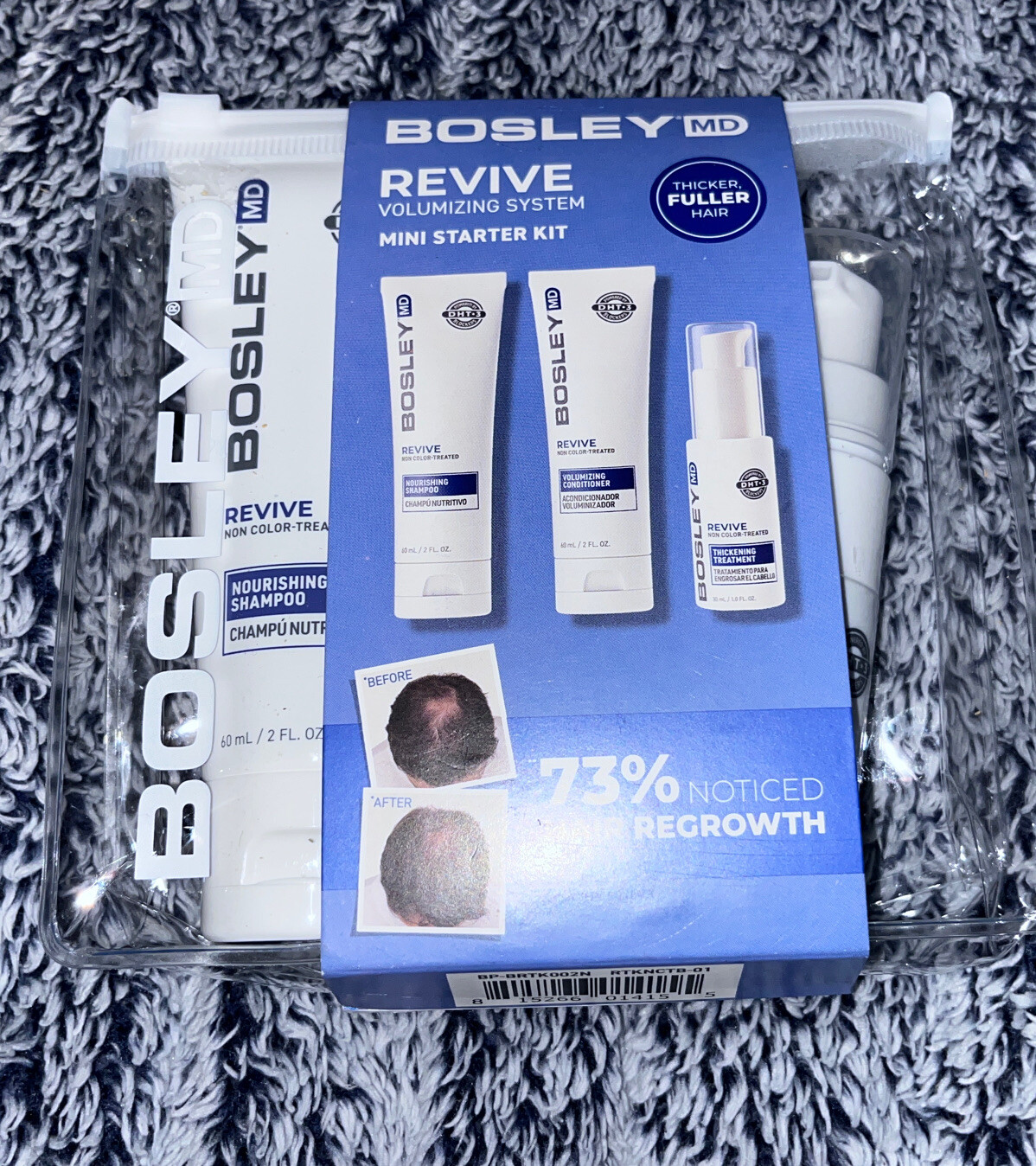 Bosley MD Revive Volumizing System Mini Starter Kit Non Color-Treated ...