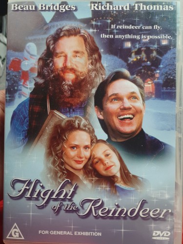 FLIGHT OF THE REINDEER DVD CHILDREN'S CHRISTMAS FILM BEAU BRIDGES ...
