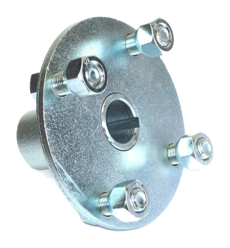 (4) 4 Lug 1" Live Axle Adapter Hubs for Go Kart Cart ATV Quad Trailer ...