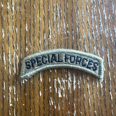 US Army Special Forces Tab Subdued Hook & Loop | eBay