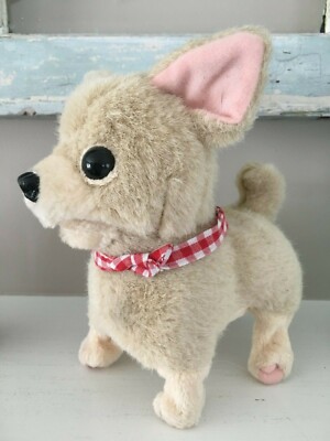 Battery Operated Animated Yipping Barking Walking Chihuahua Dog Toy ...
