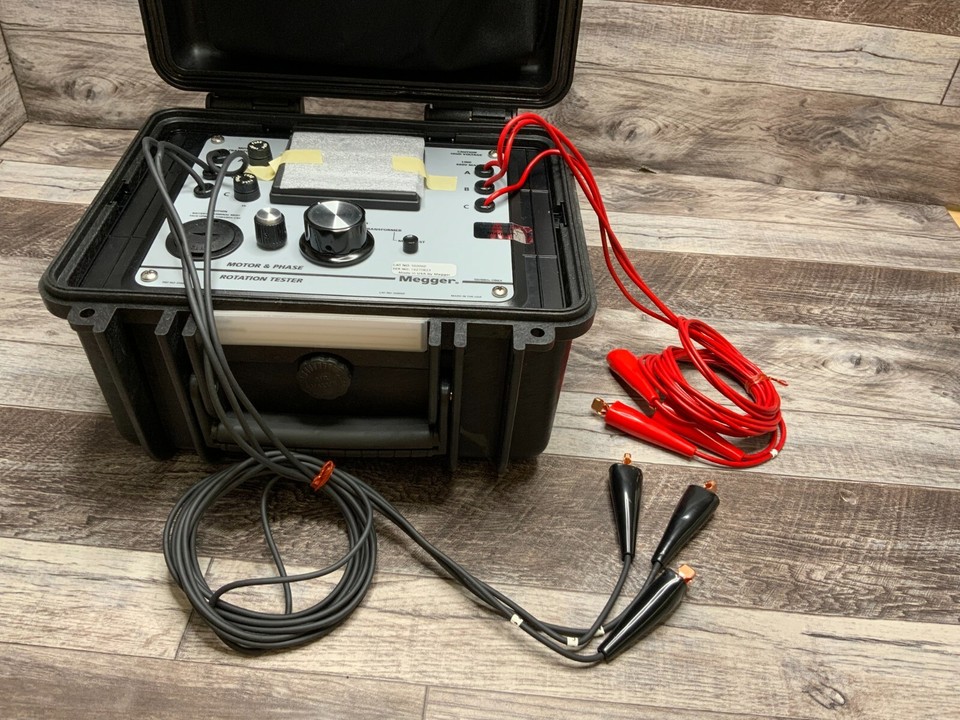 Megger Phase and Motor Rotation Test 560060 (READ DESCRIPTION) | eBay