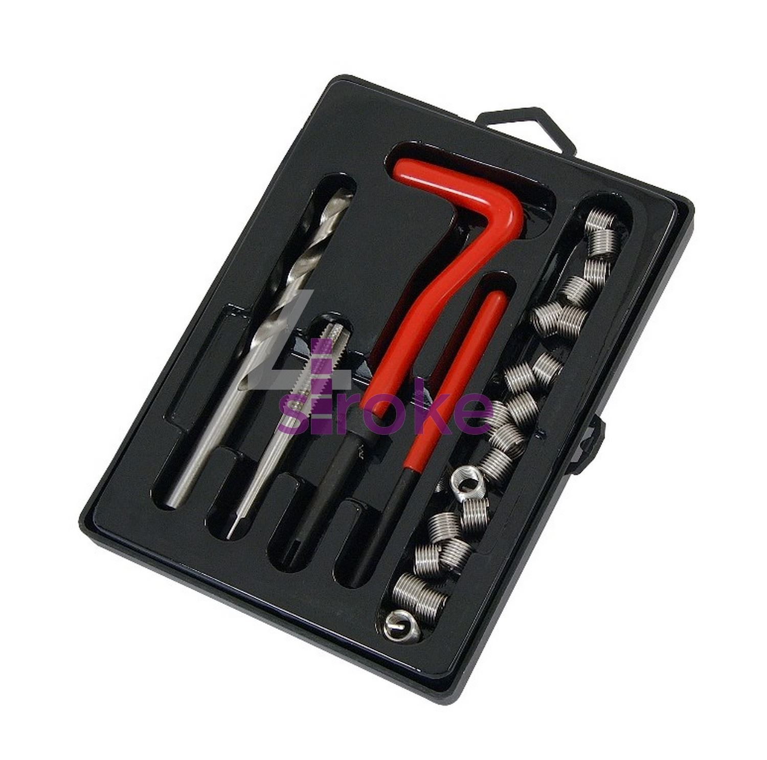 M10 x 1.0 Thread Repair kit 15 piece Helicoil Compatible 10mm Damaged ...