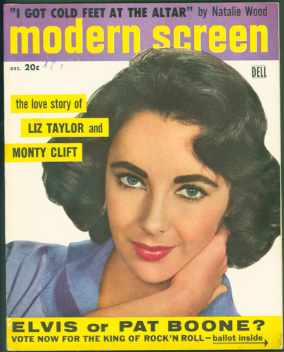 Vintage Modern Screen Magazine 1956 Liz Taylor Cover | eBay