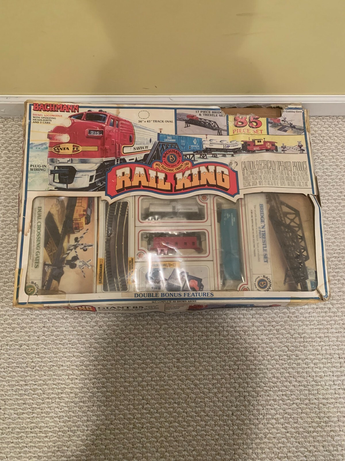 Extremely Rare! 23rd Item Vintage Bachmann Train Set! Rail King! 85 ...