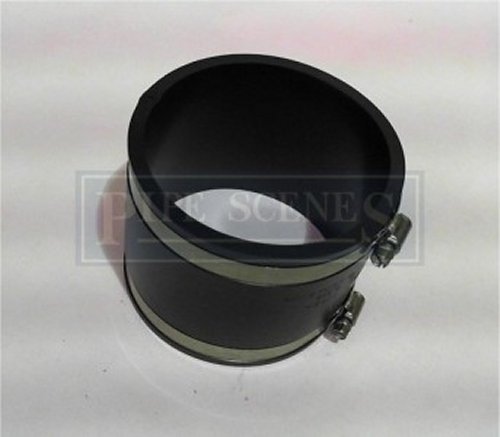 4" Rubber Coupling 110mm PVC Soil Drain Pipe Couplers -Repair Fitting ...
