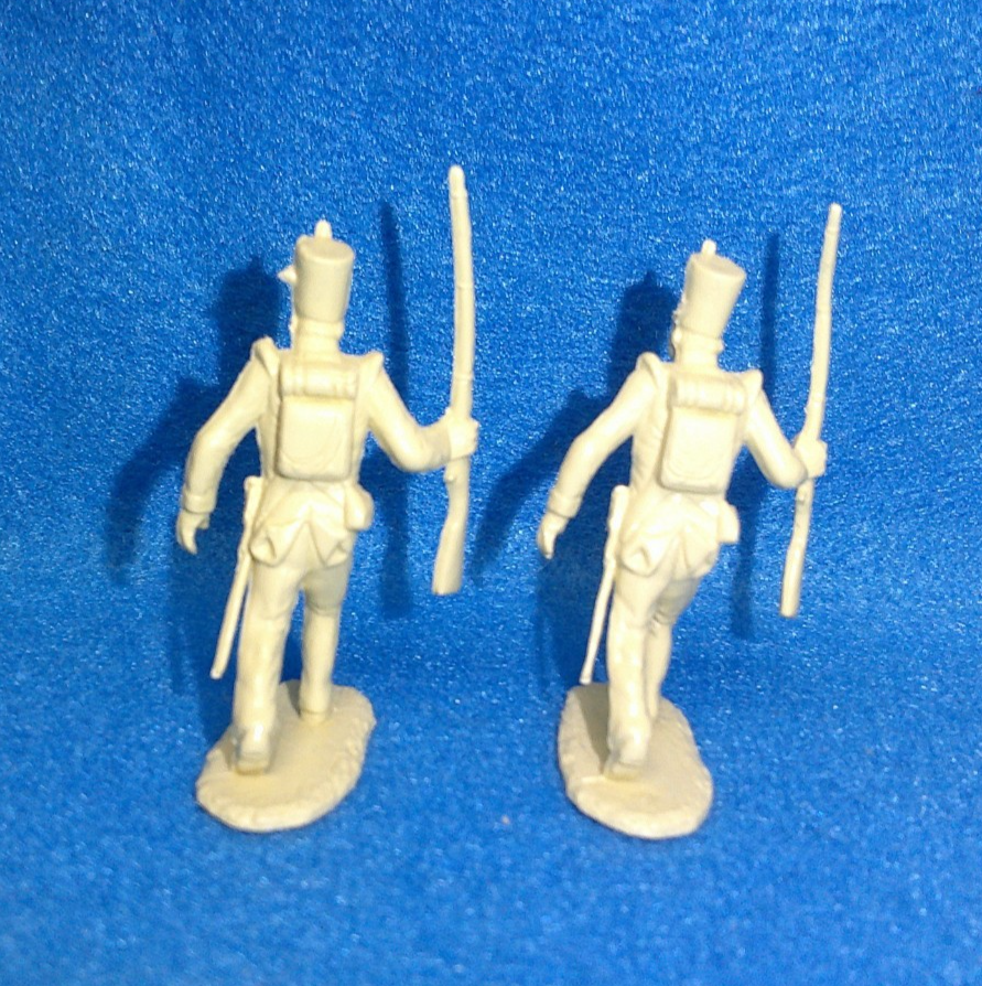 Marx vintage 1955 Walt Disney Alamo cream colored Mexican soldiers 6 in ...