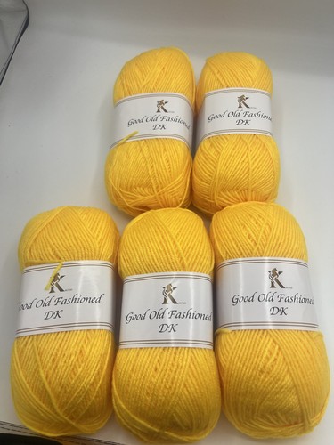 Good Old Fashioned DK Knitting Crochet 🧶 (Colour Code-17) 5X 100g Yarn ...